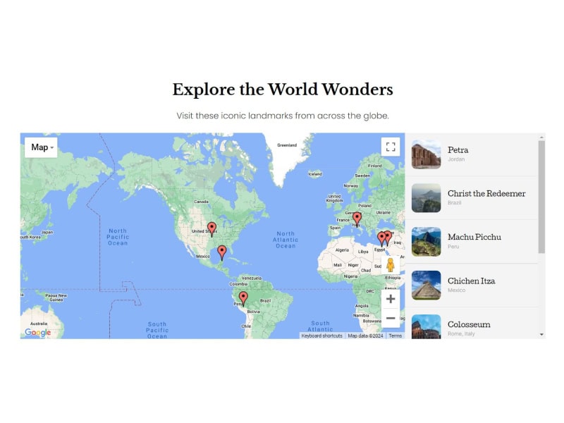 Google Maps with Iconic Places Across the Globe - Iready